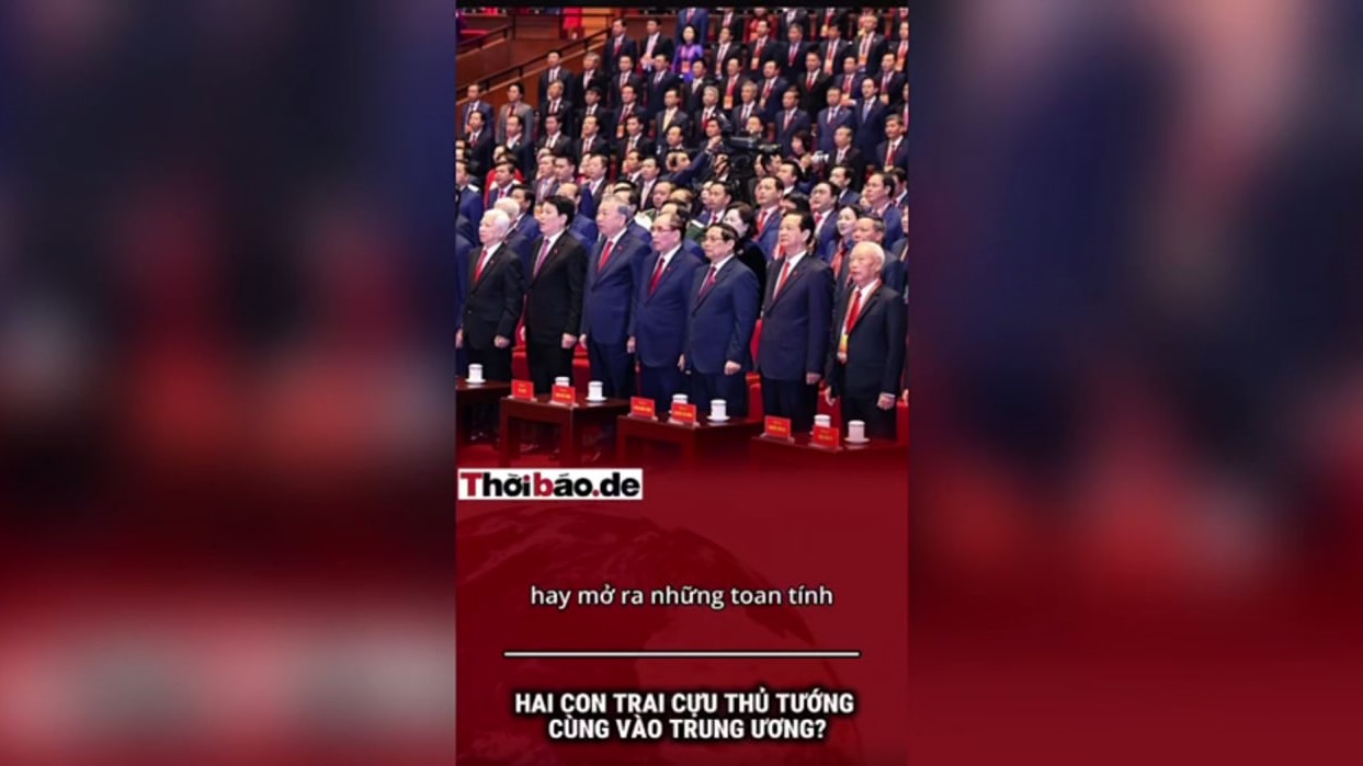 HAI CON TRAI CỰU THỦ TƯỚNG CÙNG VÀO TRUNG ƯƠNG? - Thời báo