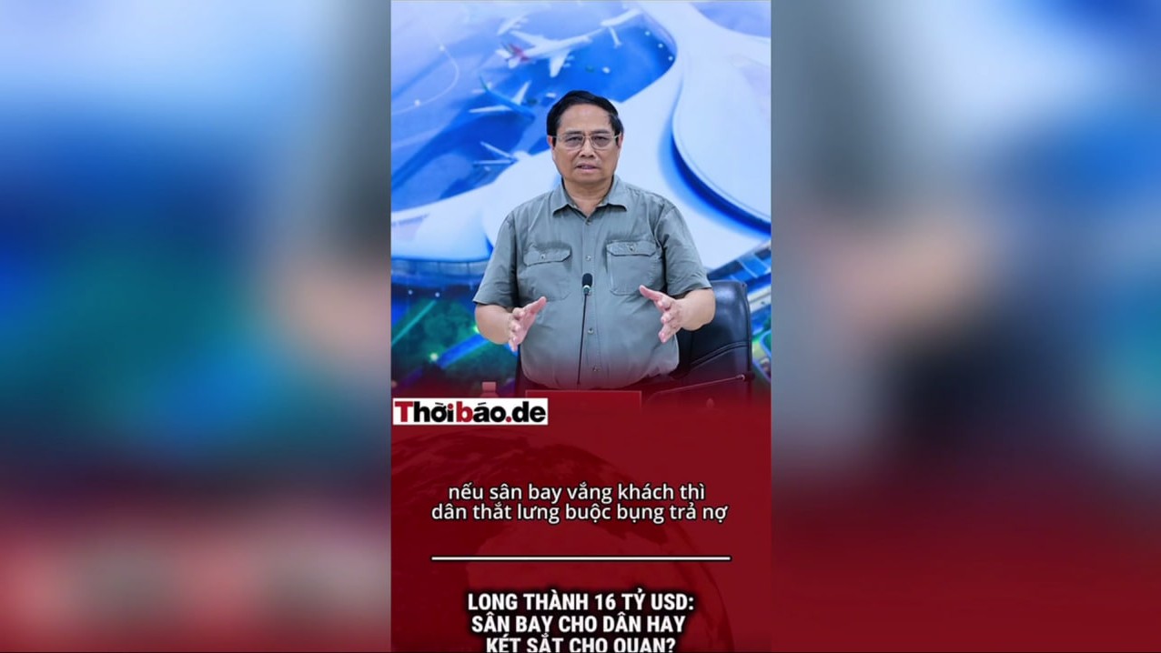 Long Thành 16 Tỷ USD: Sân Bay Cho Dân Hay Két Sắt Cho Quan? - Thời báo